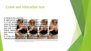 Shoulder Examinations and assessment PPT | PPTX