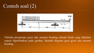 6. Mekanika Bahan - Geser dan Bending Pada Balok.pptx