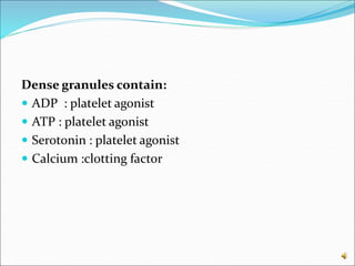 6.platelet hemostasis hematology lectures. ppt | PPT