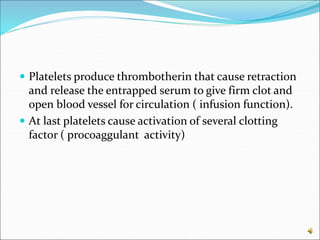 6.platelet hemostasis hematology lectures. ppt | PPT
