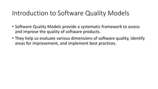 6. Software Quality Models for quality assurance.pptx