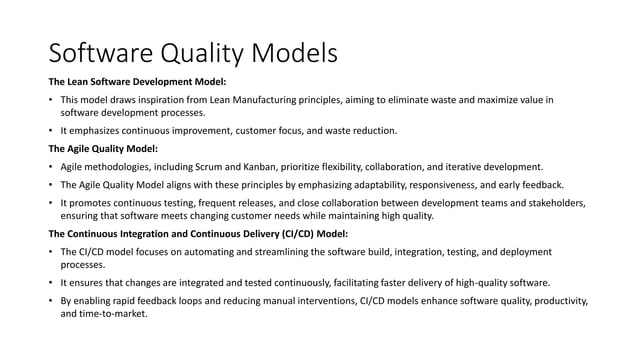 6. Software Quality Models for quality assurance.pptx