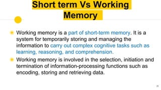 6. Sensory Memory and its types, and Short-term Memory.pptx
