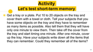 6. Sensory Memory and its types, and Short-term Memory.pptx