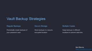Comprehensive Guide to Password Vaulting | PPTX