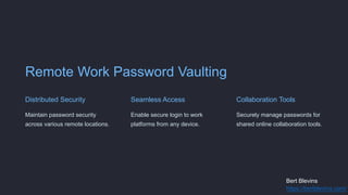 Comprehensive Guide to Password Vaulting | PPTX