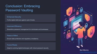 Comprehensive Guide to Password Vaulting | PPTX