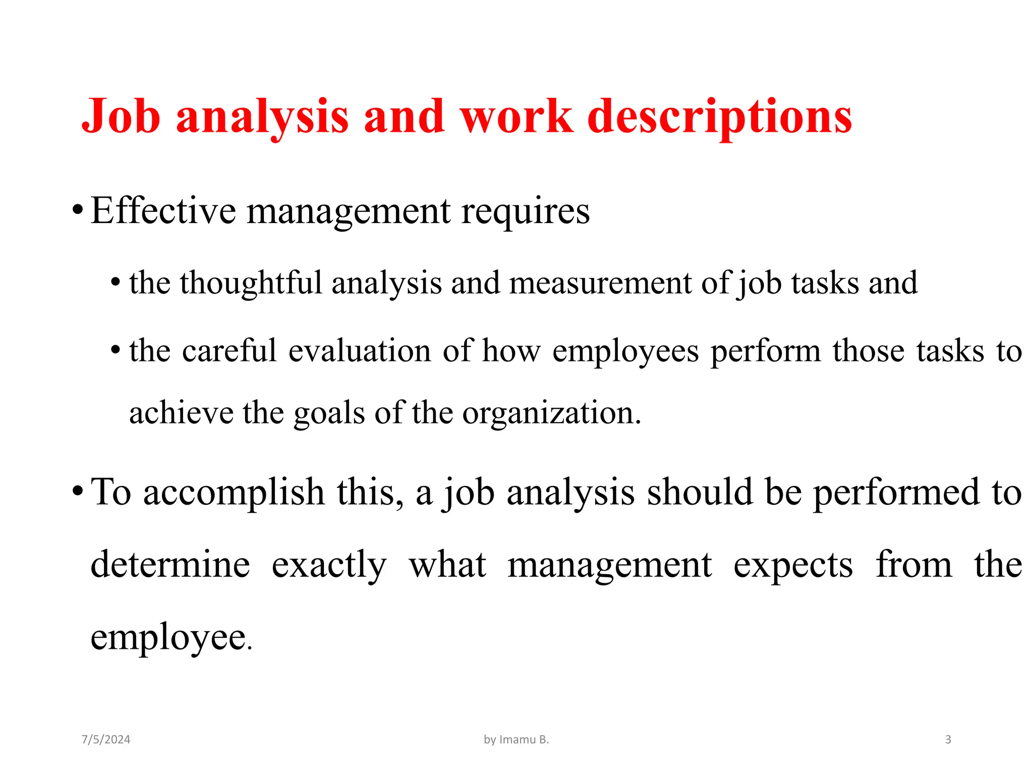 6.Job Analysis And Job Description.pptx new | PPT