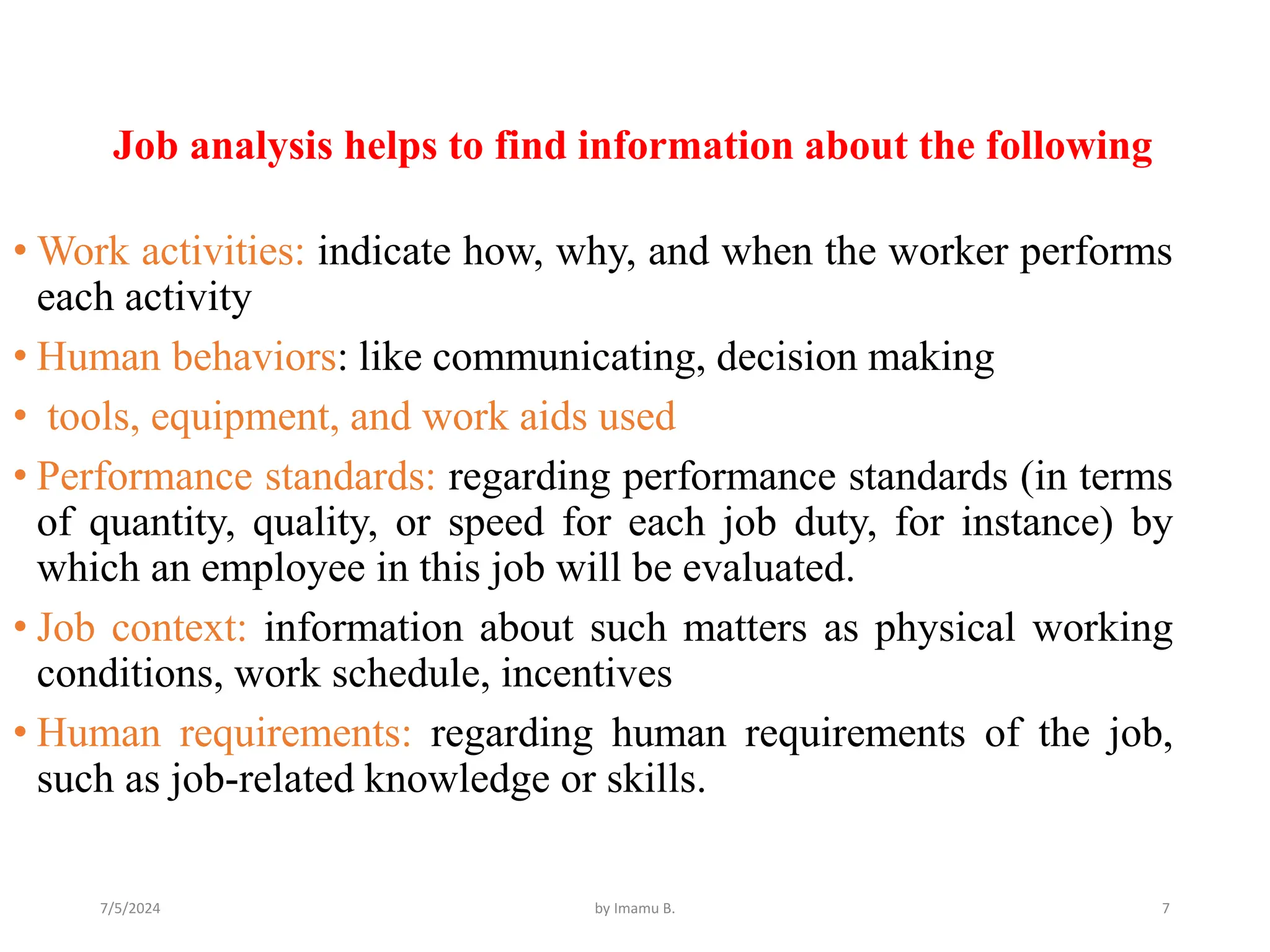 6.Job Analysis And Job Description.pptx new | PPT