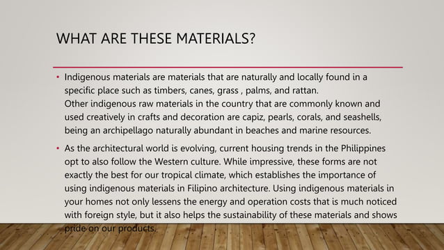 6. Indigenous materials in the Philippines.pptx | Gardening | Home & Garden