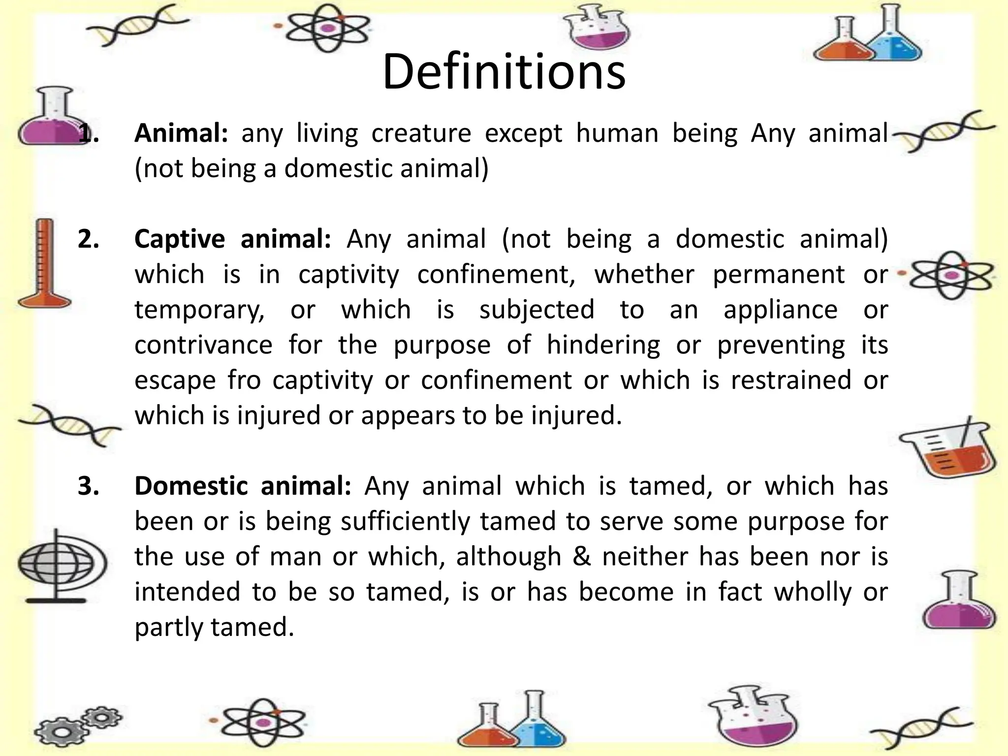 Prevention of Cruelty to animals act 1960 | PDF