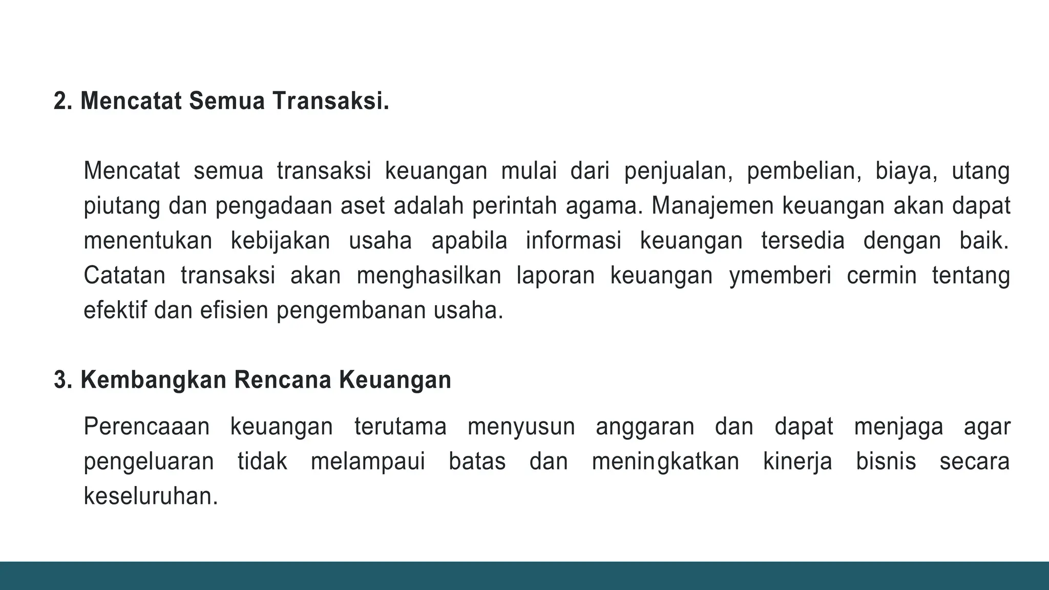 Akuntansi adalah proses mencatat, mengklasifikasi, meringkas, mengelola ...