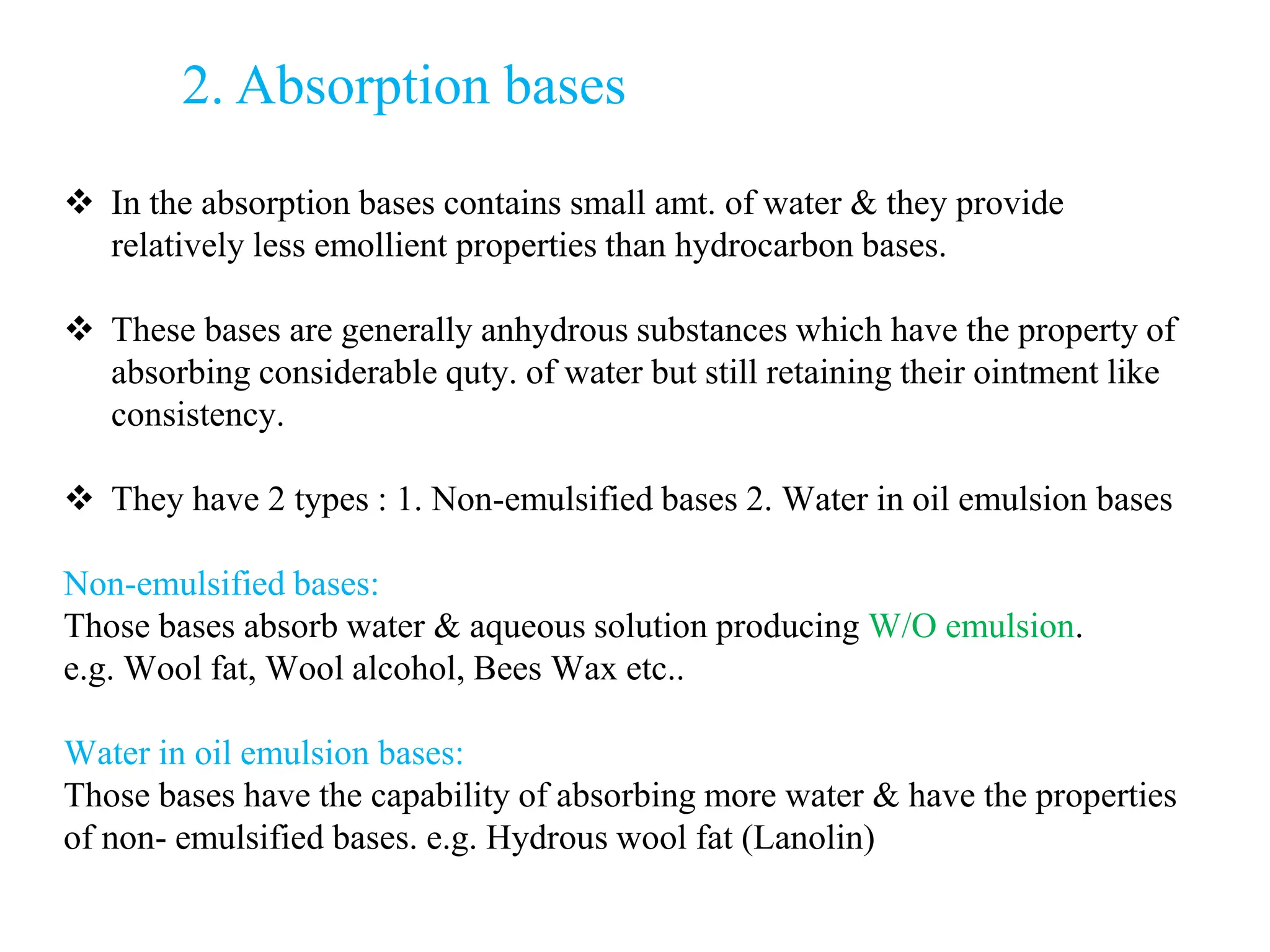 6. ointments.pptx Pharmaceutics II ER 1991 | PPTX