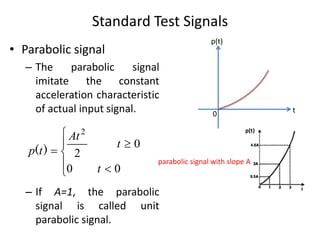 Time Response of First Order Circuit and Systems | PPT