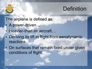 6.01 Aircraft Design.ppt Theory of flight | PPT