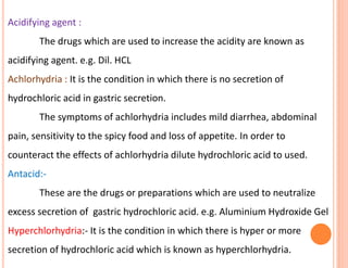 Gastrointestinal agents- Introduction and Classification | PPT ...