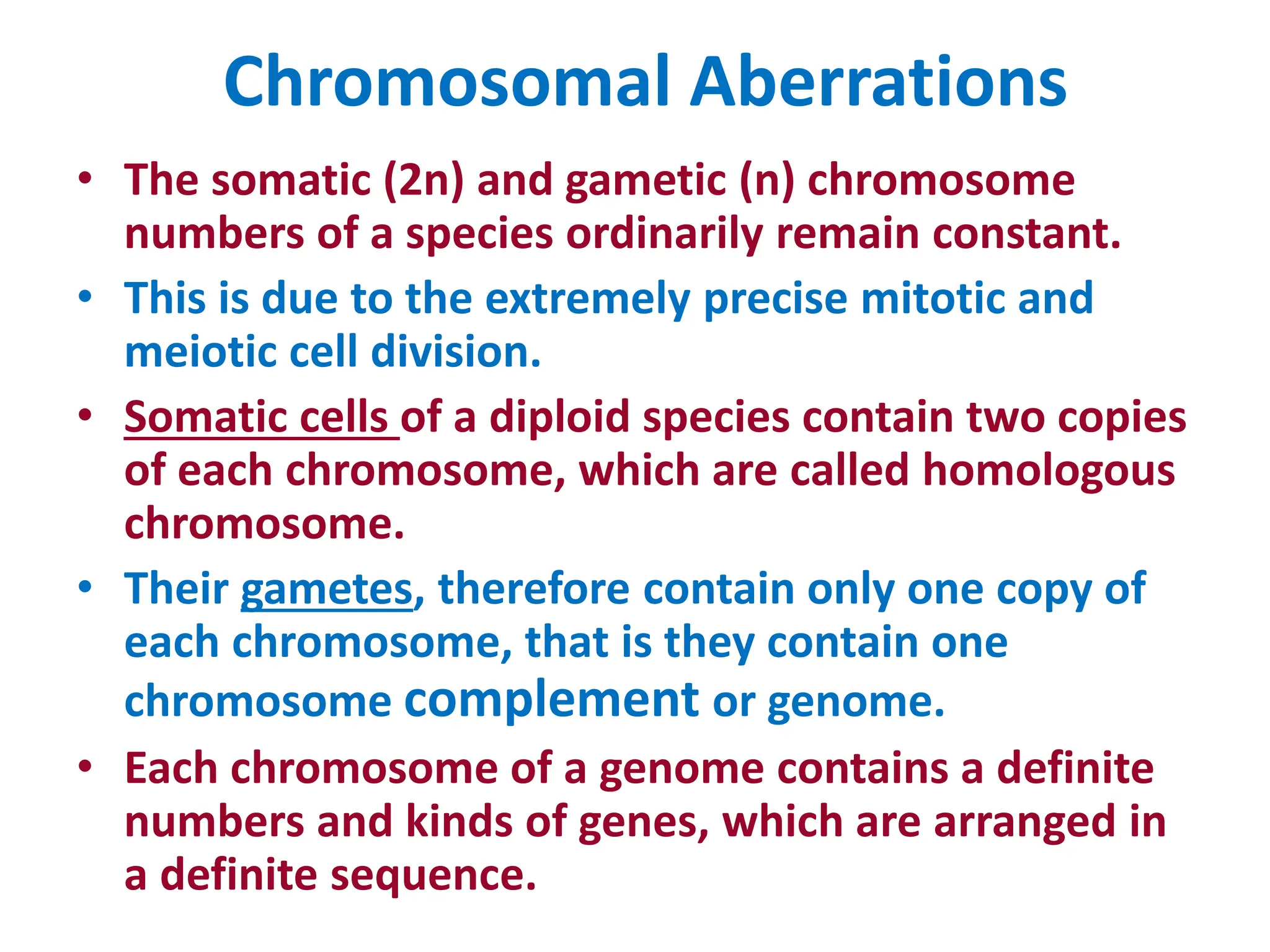 6. Chromosomal aberrations - Structural | PPT