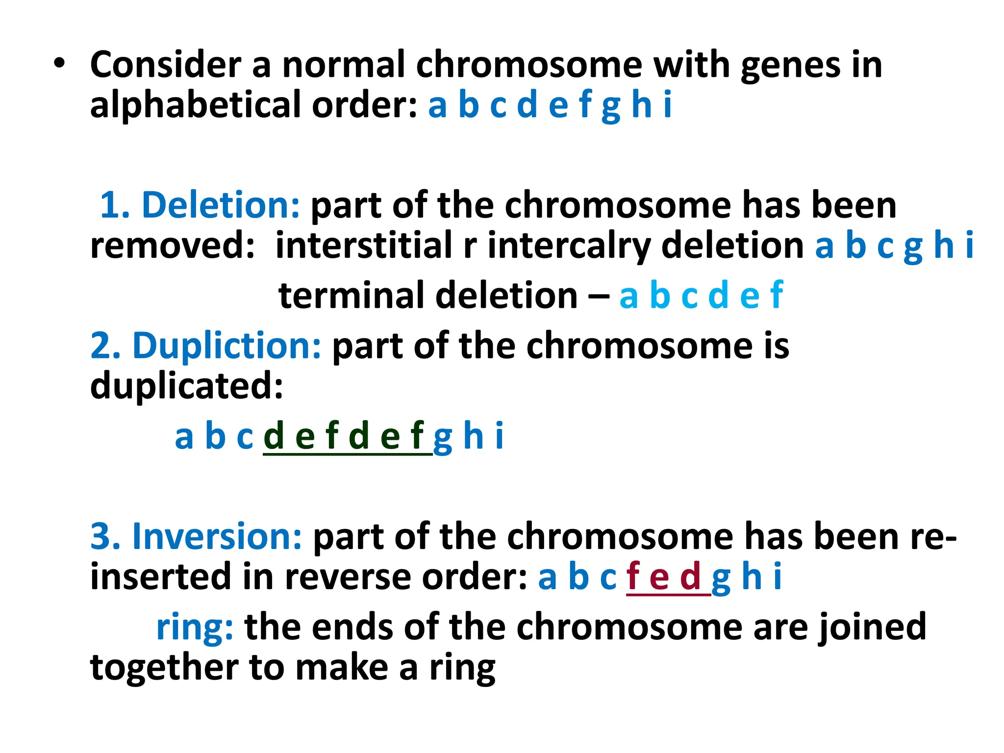 6. Chromosomal aberrations - Structural | PPT