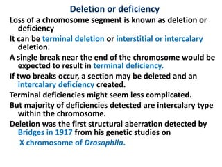 6. Chromosomal aberrations - Structural | PPT