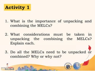6.LDM Module 2 - Lesson 2 (Unpacking of MELC).pptx