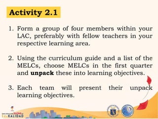 6.LDM Module 2 - Lesson 2 (Unpacking of MELC).pptx