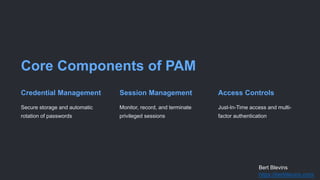 The Pillars of Zero Trust Security with Privileged Access Management | PPTX