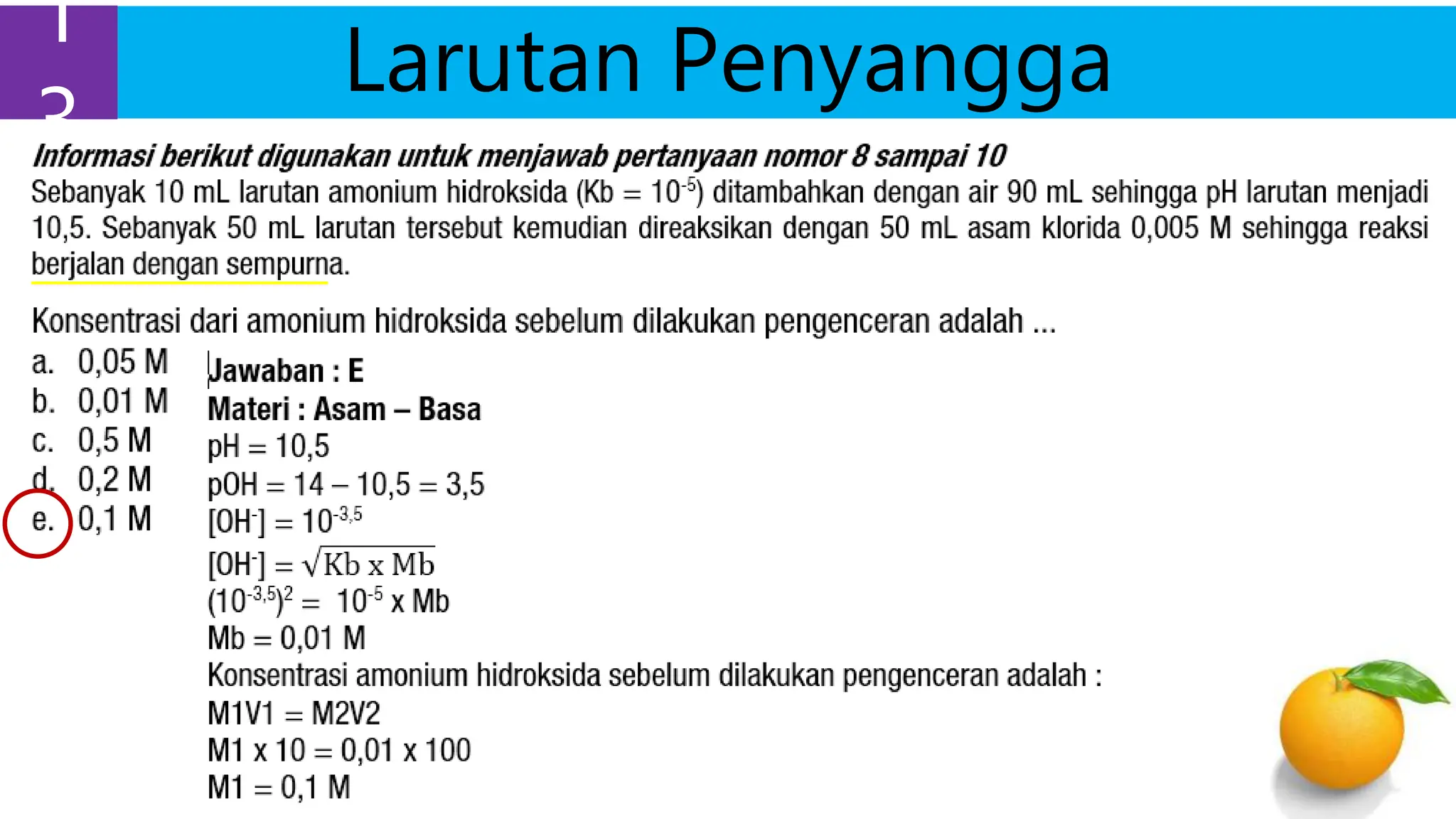 Slide Larutan Penyangga atau Larutan Buffer | PPTX