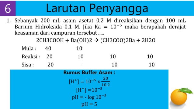 Slide Larutan Penyangga atau Larutan Buffer | PPTX
