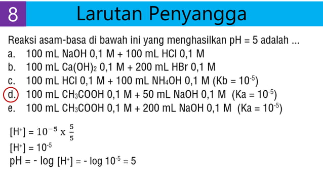 Slide Larutan Penyangga atau Larutan Buffer | PPTX
