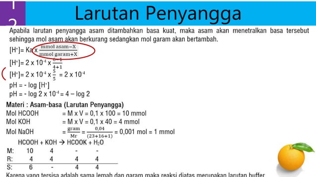 Slide Larutan Penyangga atau Larutan Buffer | PPTX