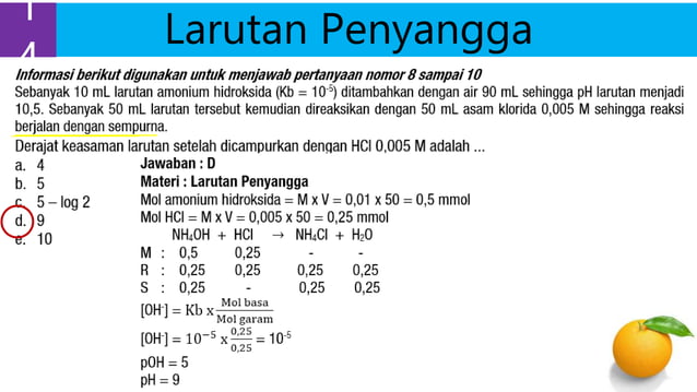 Slide Larutan Penyangga atau Larutan Buffer | PPTX