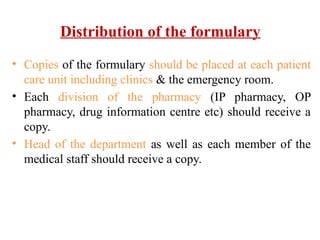 HOSPITAL FORMULARY by Nithin Manohar.pptx
