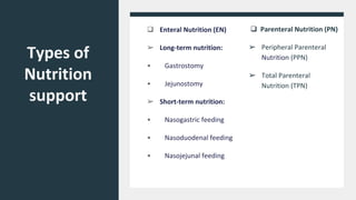 parenteral Nutrition services Part 1 IIUM | PDF