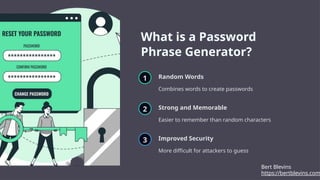 Password Phrase Generator : privileged access management | PPT