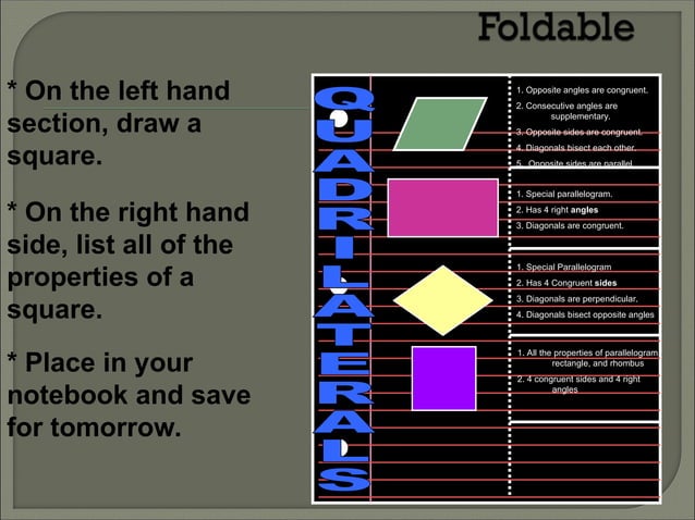 Types of parallelogram under Rhombuses.ppt