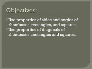 Types of parallelogram under Rhombuses.ppt