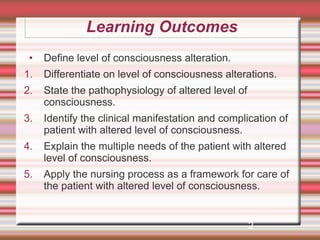 6. Critical care nursing Altered concious level Care.pdf