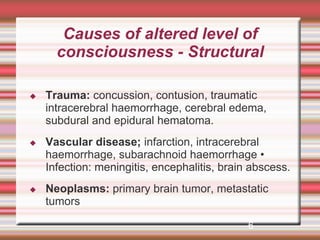 6. Critical care nursing Altered concious level Care.pdf