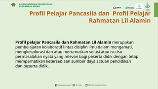 Prinsip Proyek Penguatan Profil Pelajar Pancasila dan Rahmatan Lil AlamiinRA | PPTX