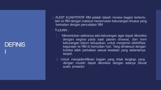 6. Analisis Kuantitatif Rekam Medis (1).pptx