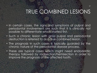 endo perio lesions diagnosis and management | PPTX