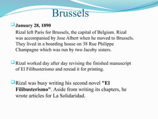Rizal's second homecoming in the philippines | PPTX