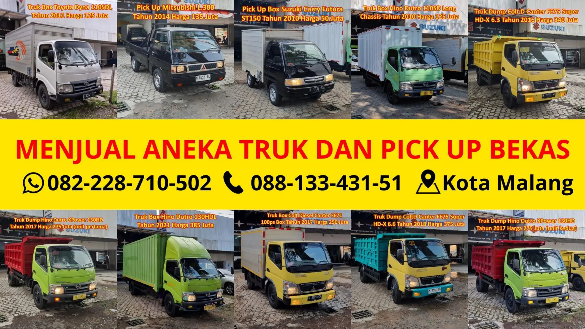 WA 082.228.710.502 Jual Mobil Truk Bekas Harga 300 Jutaan di Malang | PPT