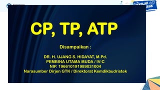 Contoh tp cp tp dan lainnya untuk kelas 5 sd | PPTX