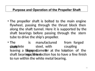 6. shafting and propellers for the ships pptx | PPTX