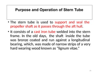 6. shafting and propellers for the ships pptx | PPTX