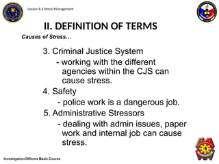 Stress Management for public servant, pl | PPT