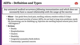 Adverse events following immunization presentation | PPTX