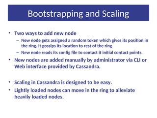 in this ppt the basic details of cassandra database | PPT