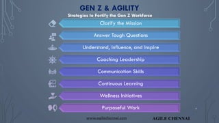 Agile Chennai 30-31Aug 2024 | Fortifying the Gen Z Workforce - Strategies for Cultivating ...
